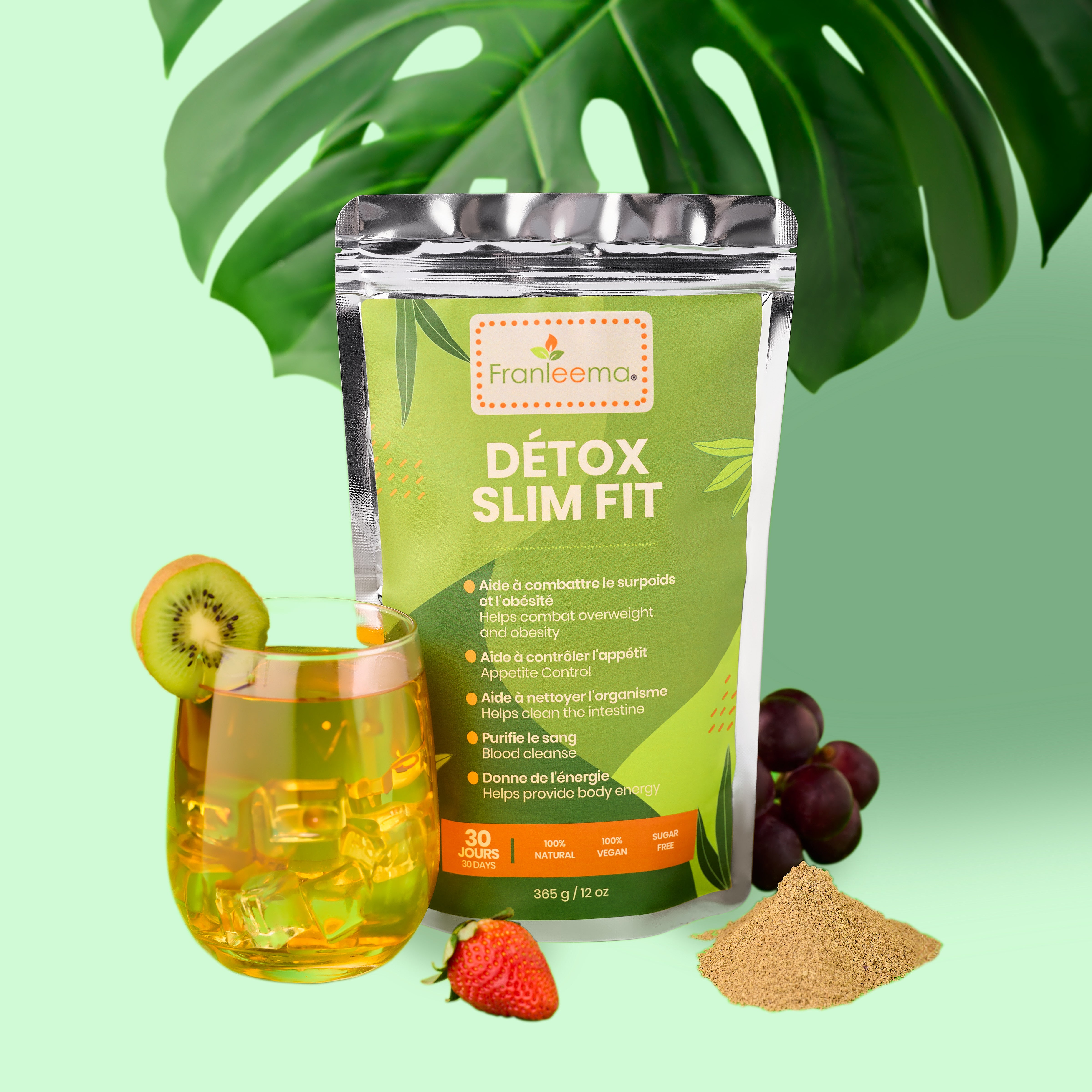 Détox poudre pour perdre du poids -Détox Slim Fit ™ – Franleema FR